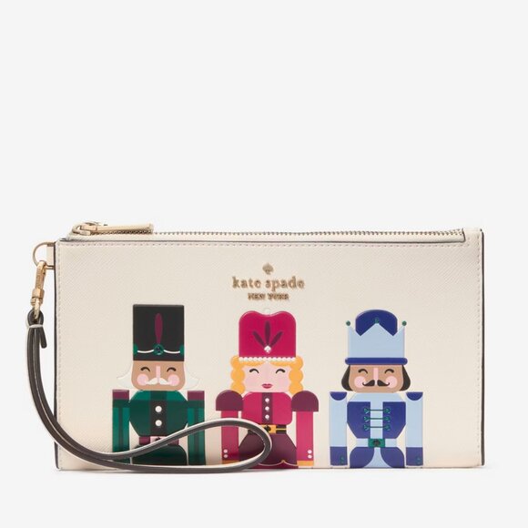 kate spade | Bags | Kate Spade Oh What Fun Nutcracker Double Zip ...